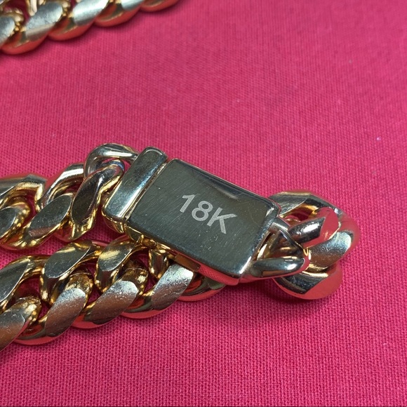 Spicyice.com | Accessories | Brushed Finish 8k Cuban Link Curb Chain ...
